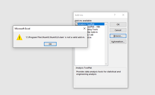 Error: NumXLUI.Xlam Is Not A Valid Add-In! – Help center